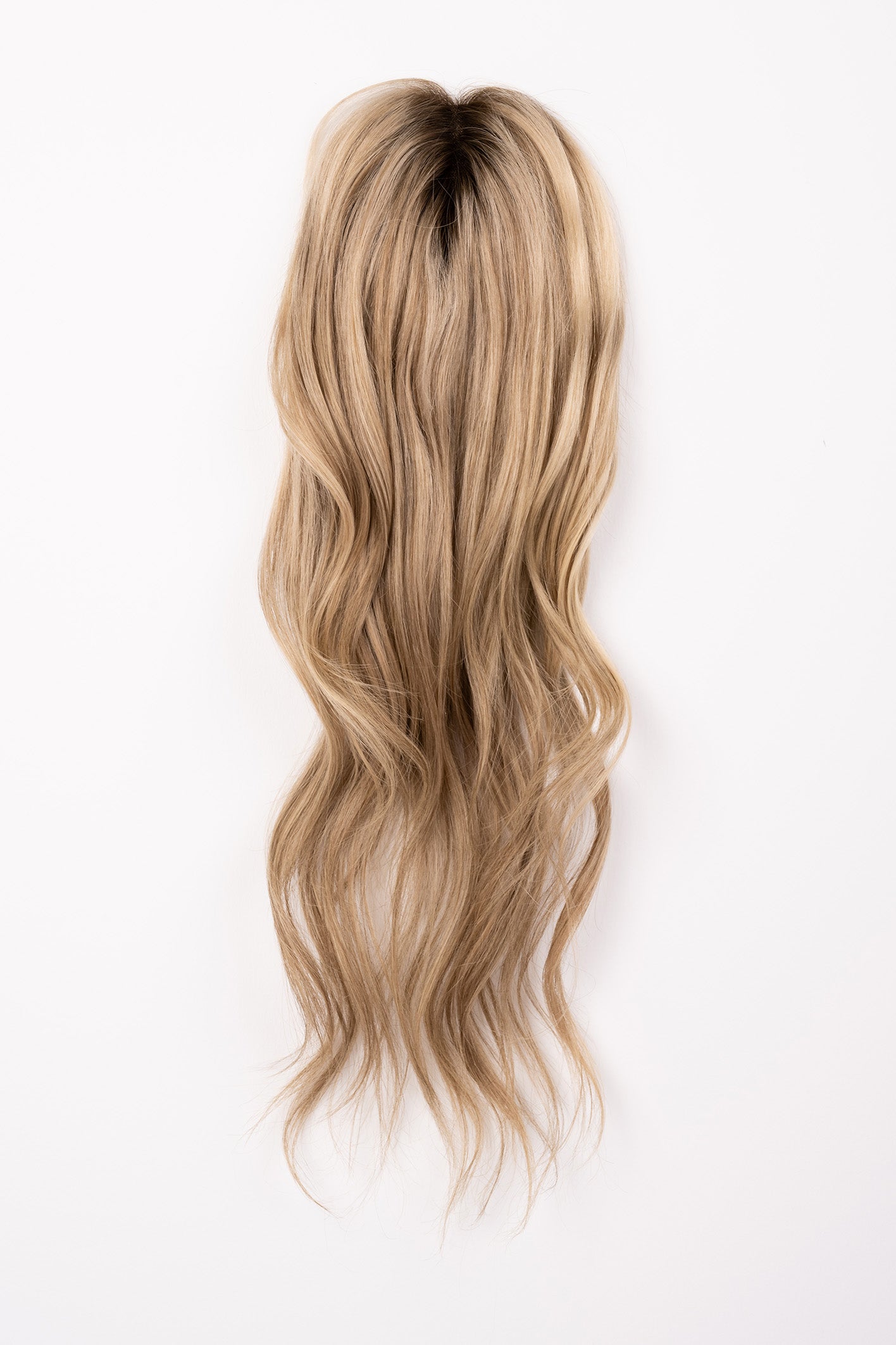 "Cognac Veil" 12-18" Full Volume Topper – TheLaurenAshtynCollection